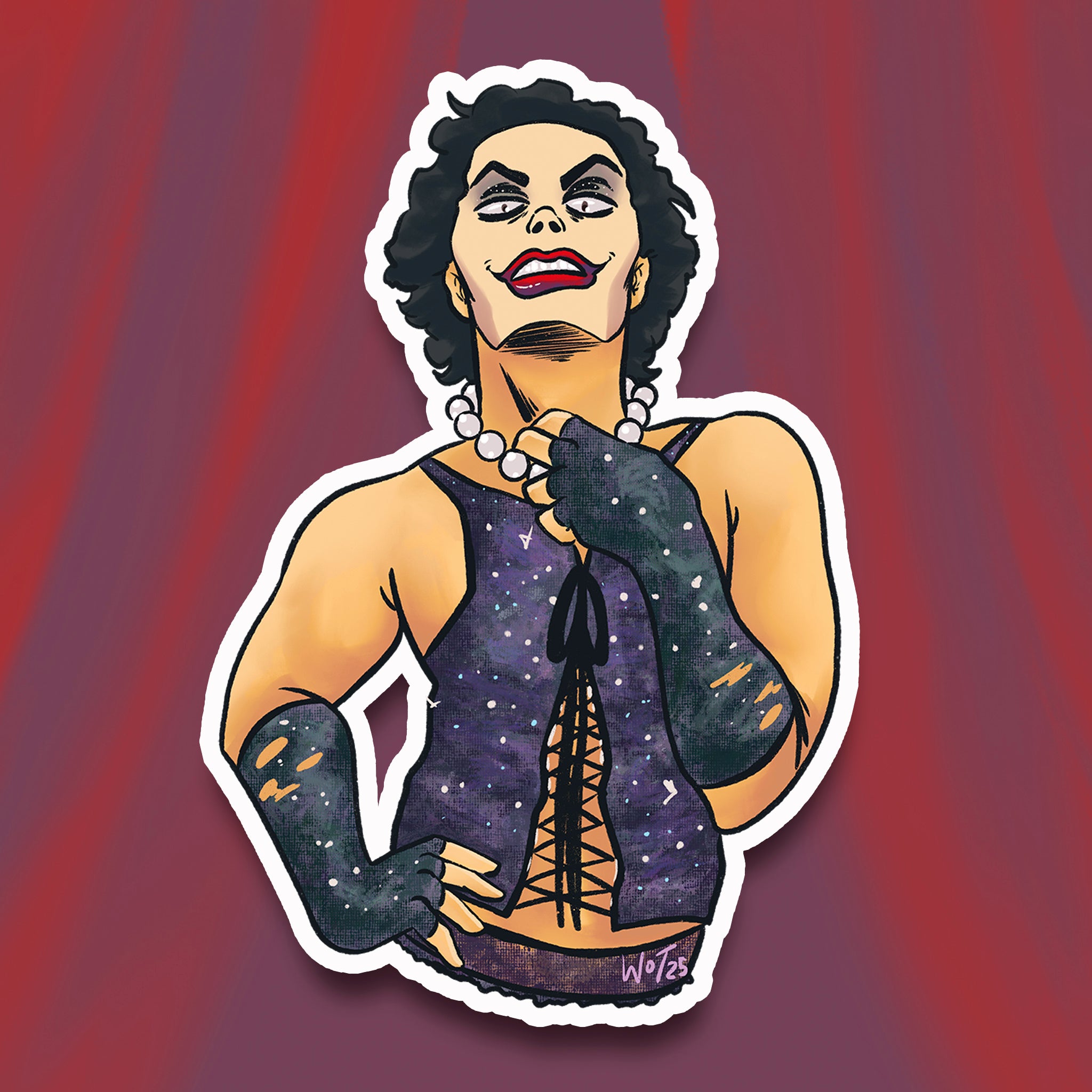 Frank-N-Furter Screen Icon Sticker – Tannis Comix