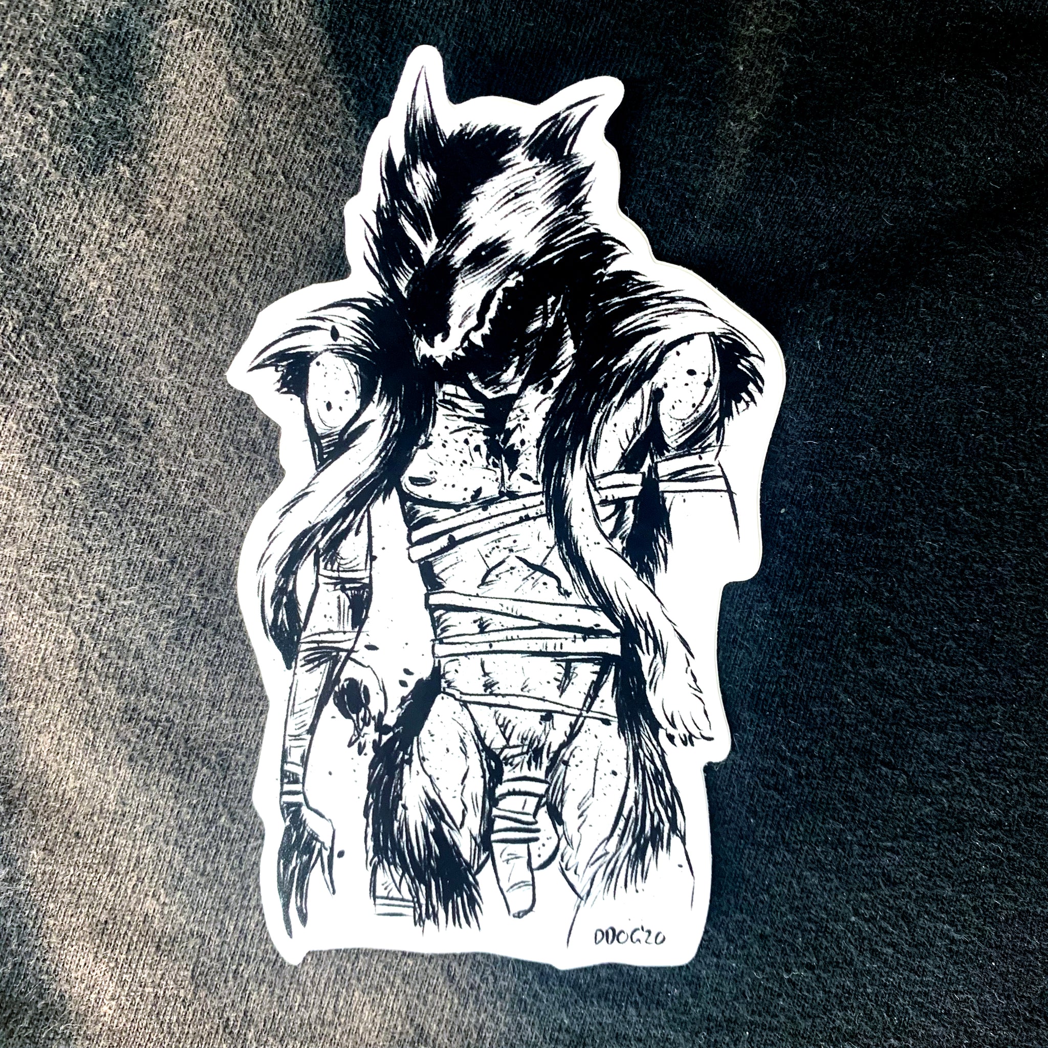 Skinwalker Sticker – Tannis Comix