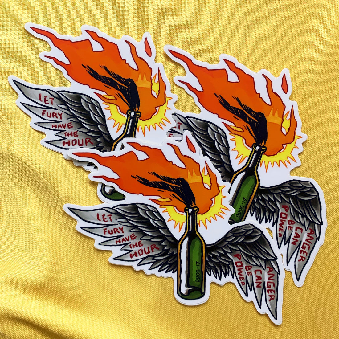 Molotov Cocktail Sticker – Tannis Comix