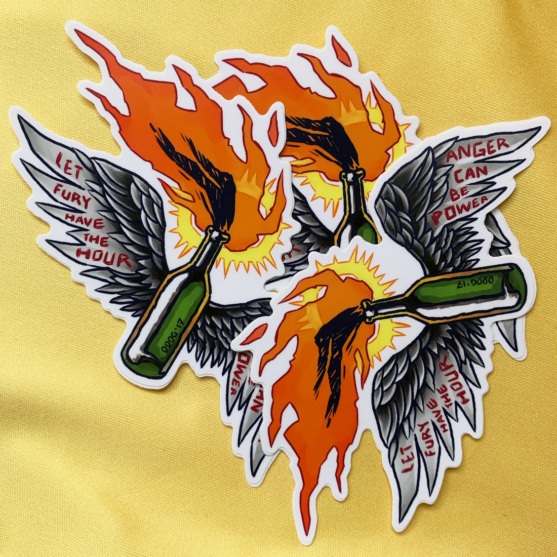 Molotov Cocktail Sticker – Tannis Comix